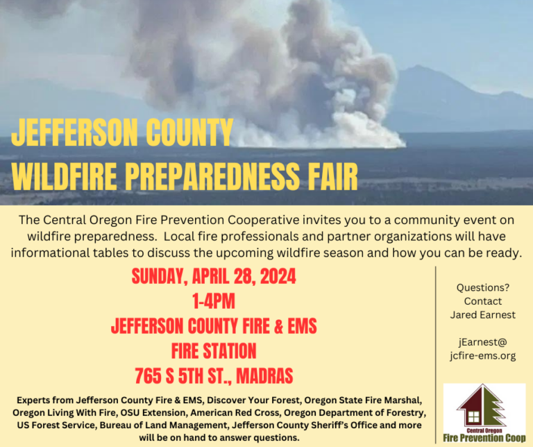 Jefferson County Wildfire Preparedness Fair – KTVZ Events
