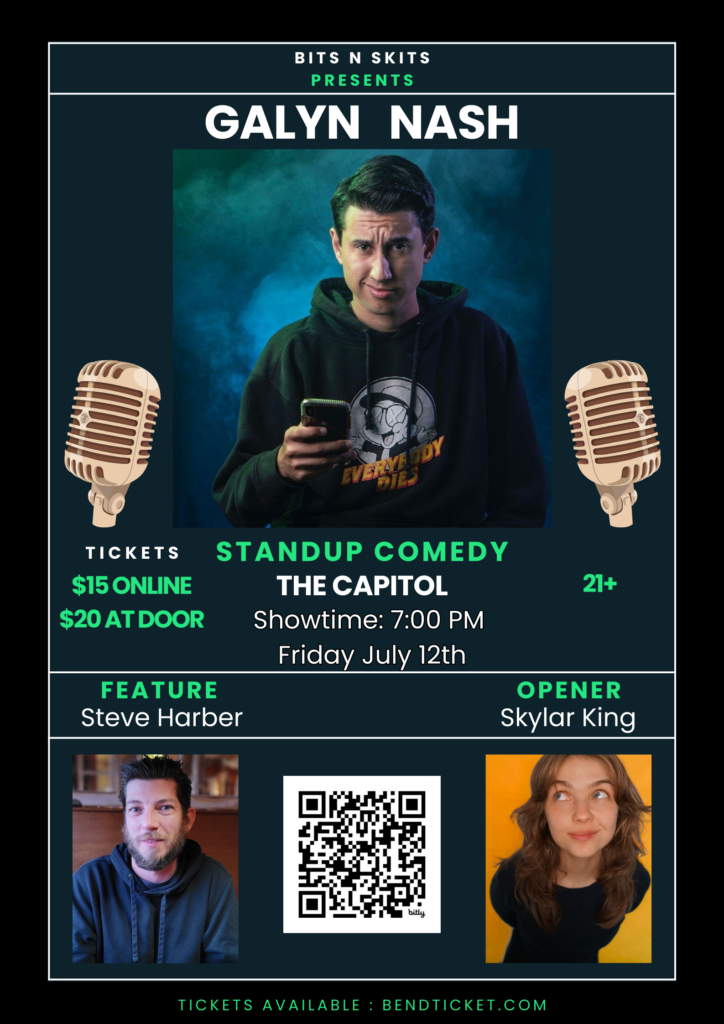 Comedy with Galyn Nash and Friends – KTVZ Events