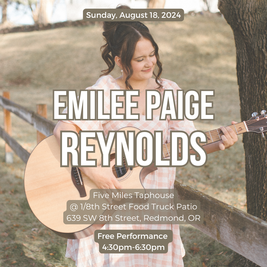 Free Music with Emilee Paige Reynolds @ Five Miles Taphouse – KTVZ Events
